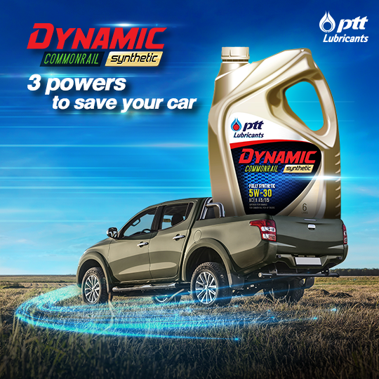DYNAMIC COMMONRAIL SYNTHETIC ENGINE OIL: 3 powers to save your car